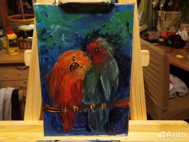 Попугаи неразлучники