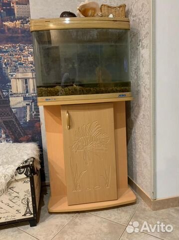 Аквариум с тумбой бу