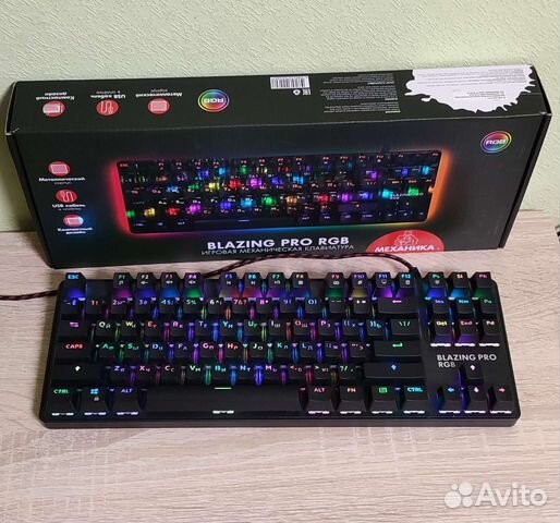 Игровая клавиатура Blazing Pro RGB купить в Воронеже | Электроника | Авито